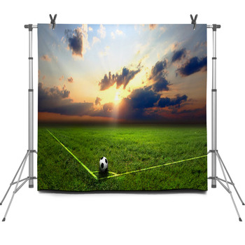 Soccer Photographer Backdrops | Available in Super Large Custom Sizes