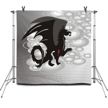 Dragon Photographer Backdrops | Available in Ultra Large Custom Sizes