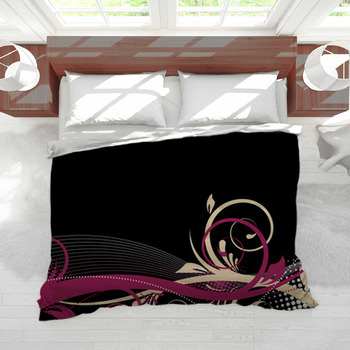 Pink and black Comforters, Duvets, Sheets & Sets | Personalized