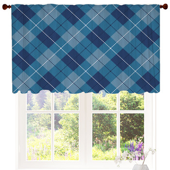 Argyle Drapes & Window Treatments | Black Out | Custom Sizes