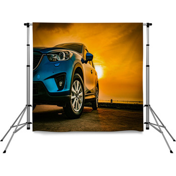 Car Custom Backdrops | Available in Ultra Large Custom Sizes