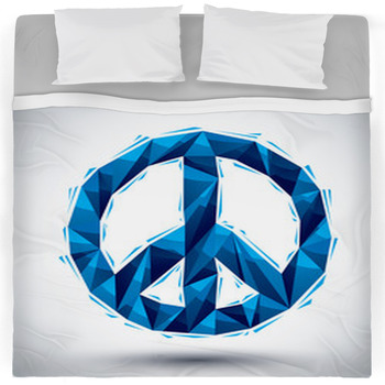 Peace sign Comforters, Duvets, Sheets & Sets | Custom