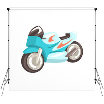 Motorcycle Photo Backdrops | Available in Super Large Custom Sizes