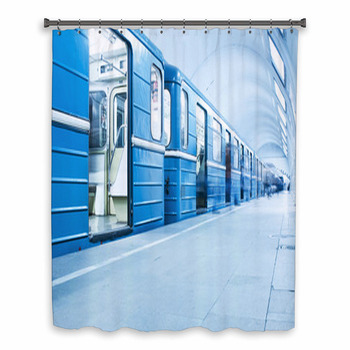 Train Shower Curtains, Mats, & Towels Personalize