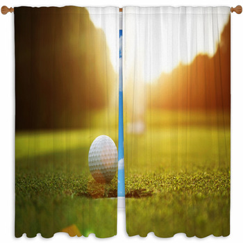 Golf Window Curtains & Drapes | Black Out | Custom Sizes