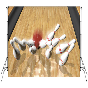 Bowling Photographer Backdrops | Available in nearly ANY Custom Sizes