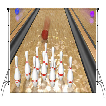 Bowling Photographer Backdrops | Available in nearly ANY Custom Sizes