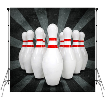 Bowling Photographer Backdrops | Available in nearly ANY Custom Sizes