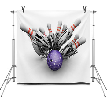 Bowling Photographer Backdrops | Available in nearly ANY Custom Sizes