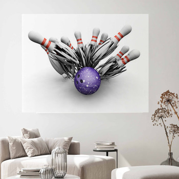 Bowling Wall Decor in Canvas, Murals, Tapestries, Posters & More
