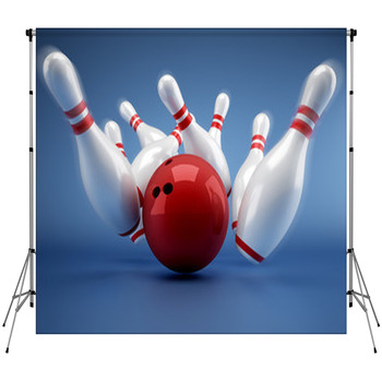 Bowling Photographer Backdrops | Available in nearly ANY Custom Sizes