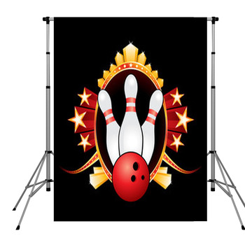 Bowling Photographer Backdrops | Available in nearly ANY Custom Sizes