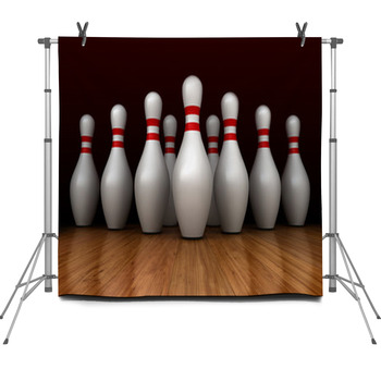 Bowling Photographer Backdrops | Available in nearly ANY Custom Sizes