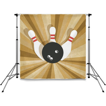 Bowling Photographer Backdrops | Available in nearly ANY Custom Sizes