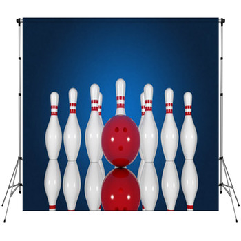 Bowling Photographer Backdrops | Available in nearly ANY Custom Sizes