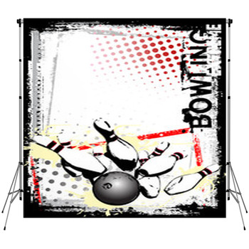Bowling Photographer Backdrops | Available in nearly ANY Custom Sizes