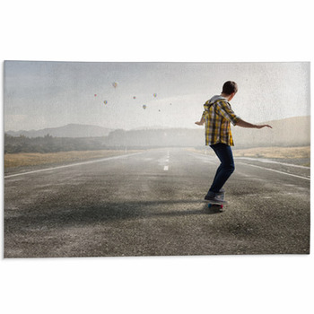 Skateboard Rugs & Custom Size Floor Mats