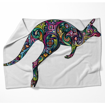 Kangaroo Fleece Blanket Throws | Free Personalization