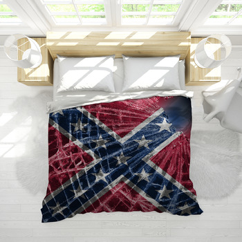 Confederate rebel flag Comforters, Duvets, Sheets & Sets | Personalized