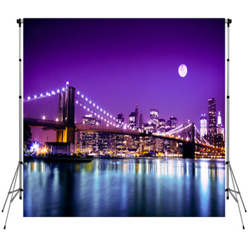 Brooklyn bridge Photographer Backdrops | Available in Super Large ...