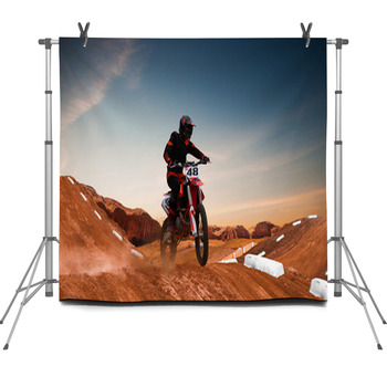 Motocross Custom Backdrops | Available in Super Large Custom Sizes