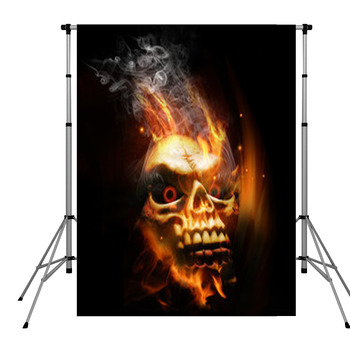 Skull Photographer Backdrops | Available in nearly ANY Custom Sizes