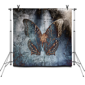 Butterfly Photographer Backdrops | Available in Super Large Custom Sizes