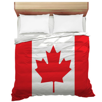 Canadian flag Comforters, Duvets, Sheets & Sets | Custom
