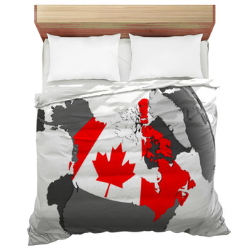 Canadian flag Comforters, Duvets, Sheets & Sets | Custom