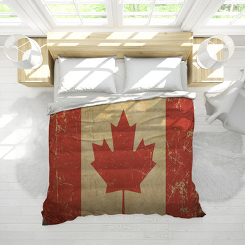 Canadian flag Comforters, Duvets, Sheets & Sets | Custom