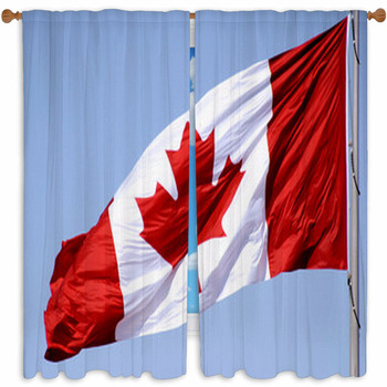 Canadian flag Curtains & Drapes | Block Out | Custom Sizes