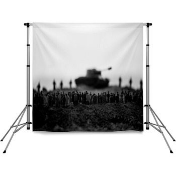 Army Photo Backdrops | Available in Very Large Custom Sizes