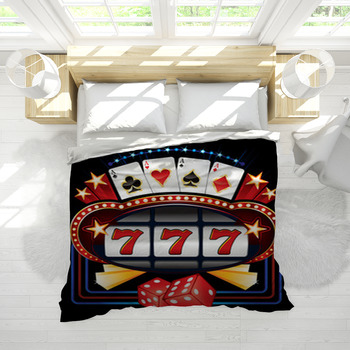 Gambling Comforters, Duvets, Sheets & Sets | Custom