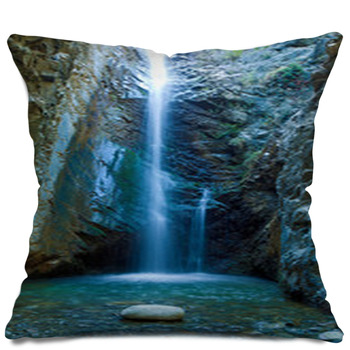 Waterfall Throw Pillows, Cases