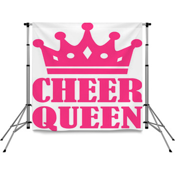 Cheerleading Custom Backdrops | Available in Super Large Custom Sizes