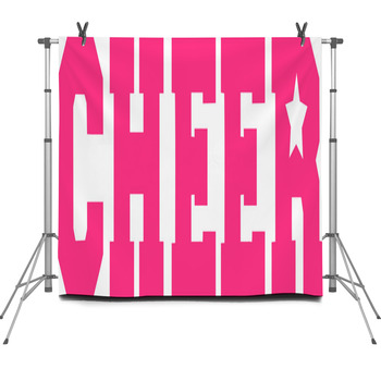 Cheerleading Custom Backdrops | Available in Super Large Custom Sizes