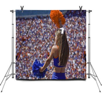 Cheerleading Custom Backdrops | Available in Super Large Custom Sizes