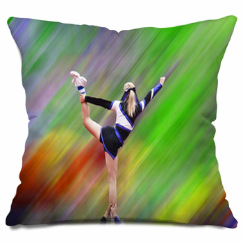 Cheerleading Throw Pillows, Shams & Pillow Cases