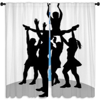 Cheerleading Curtains & Drapes | Black Out | Custom Sizes