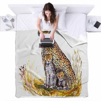 Cheetah Comforters, Duvets, Sheets & Sets | Personalized