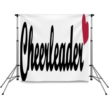 Cheerleading Custom Backdrops | Available in Super Large Custom Sizes