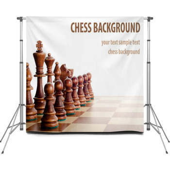 Chess Photographer Backdrops | Available in Super Large Custom Sizes