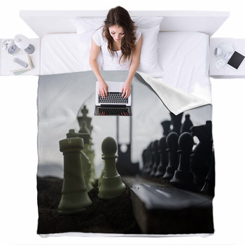 Chess Comforters, Duvets, Sheets & Sets | Personalized