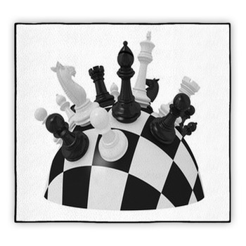 Chess Area Rugs & Custom Size Floor Mats