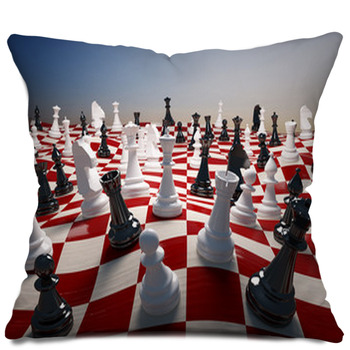 Chess Throw Pillows, Cases, & Shams
