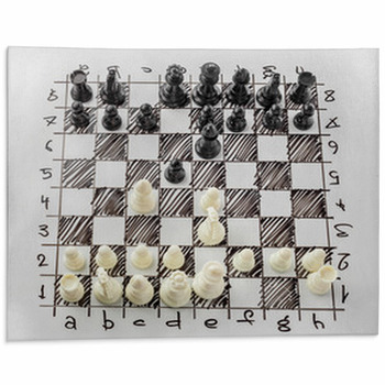 Chess Area Rugs & Floor Mats