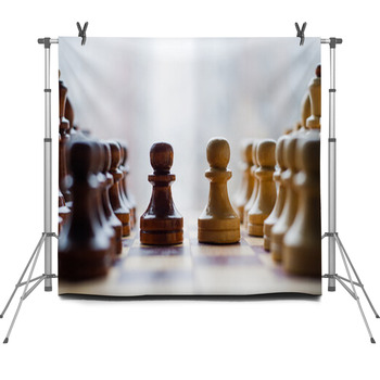Chess Photographer Backdrops | Available in Super Large Custom Sizes
