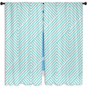 Chevron Drapes & Window Treatments | Black Out | Custom Sizes