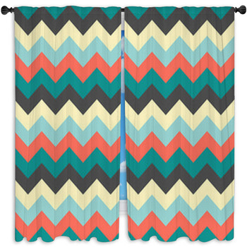 Chevron Curtains & Drapes | Block Out | Custom Sizes