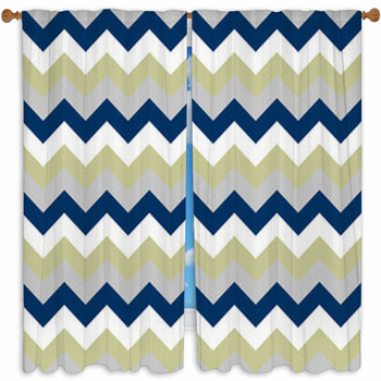 Chevron Curtains & Drapes | Block Out | Custom Sizes